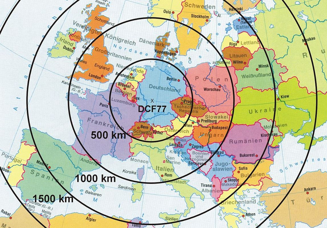 Horloge radio-pilotée DCF77 (Jean-Francois Mainguet)